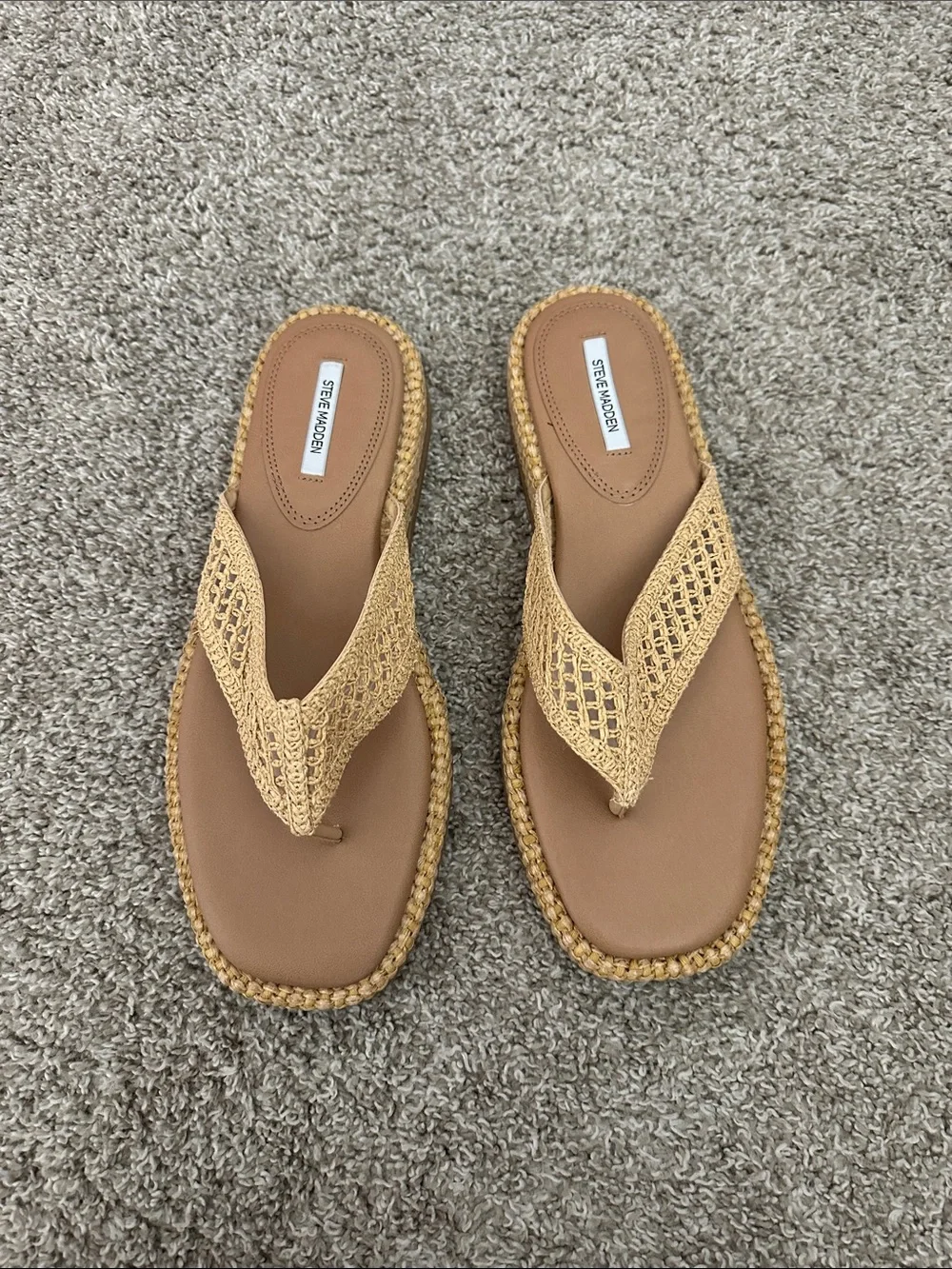 Steve Madden | Shoes | Steve Madden Bella Natural Raffia | Poshmark